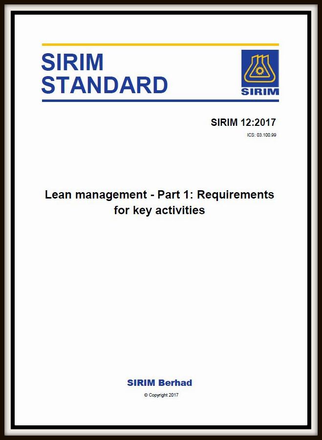 SIRIM Industry Standards – IM BOOKS DOT EVERYTHING